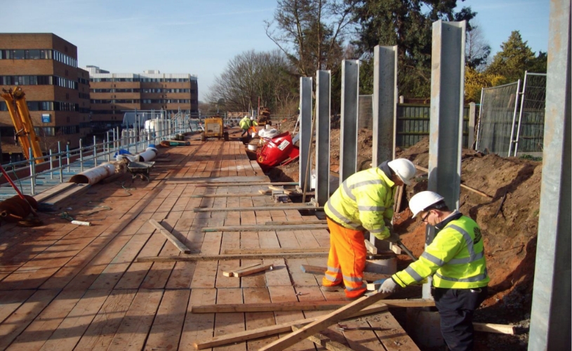 Queens Medical Centre – Embankment Stabilisation PH1 & PH2 - Thomas Bow