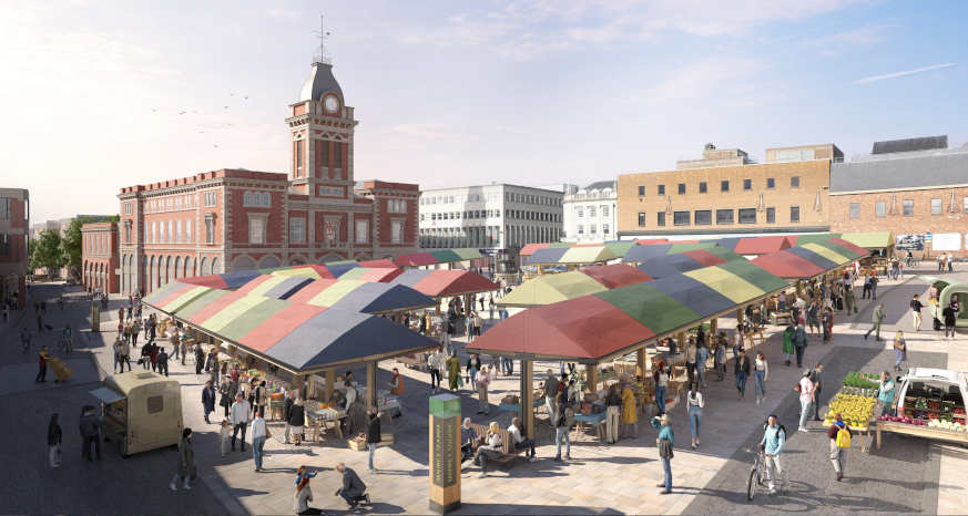 Next major phase of Chesterfield town centre regeneration work set to ...
